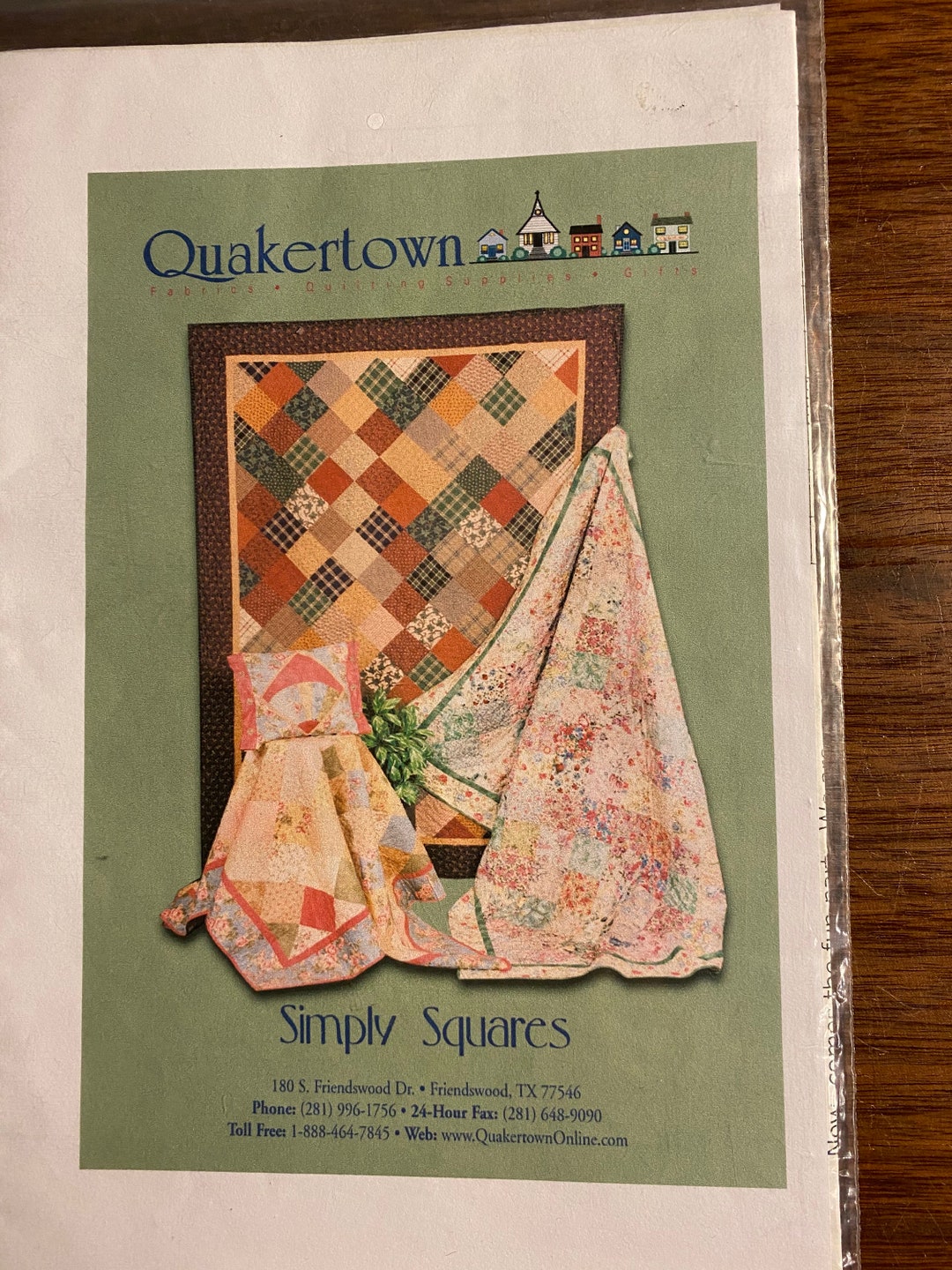 Simply Squares - Block Patterns - 60" X 81" Full Quilt - Pat Forke ...