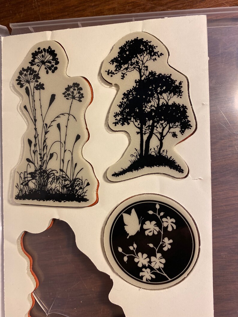 Stampin UP Rubber Stamp Blocks - Choose Serene Silhouettes or Epic ...