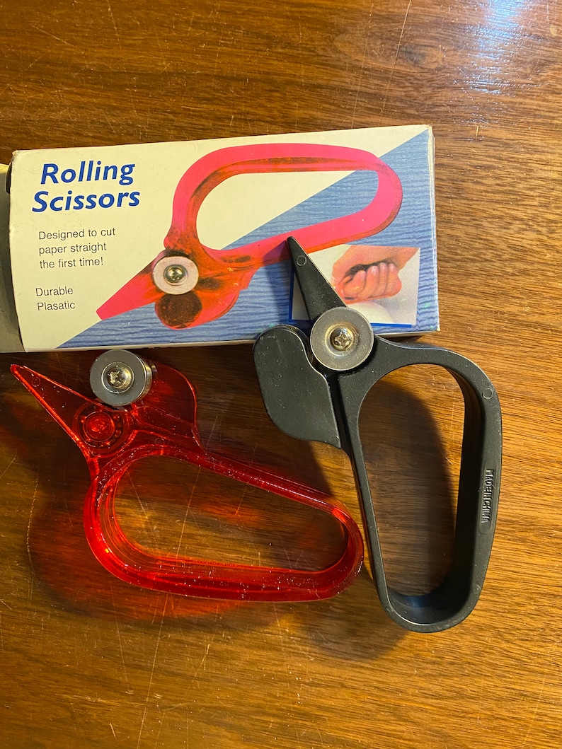 Rolling Scissors Round Blade Paper Cutting Edge - Etsy
