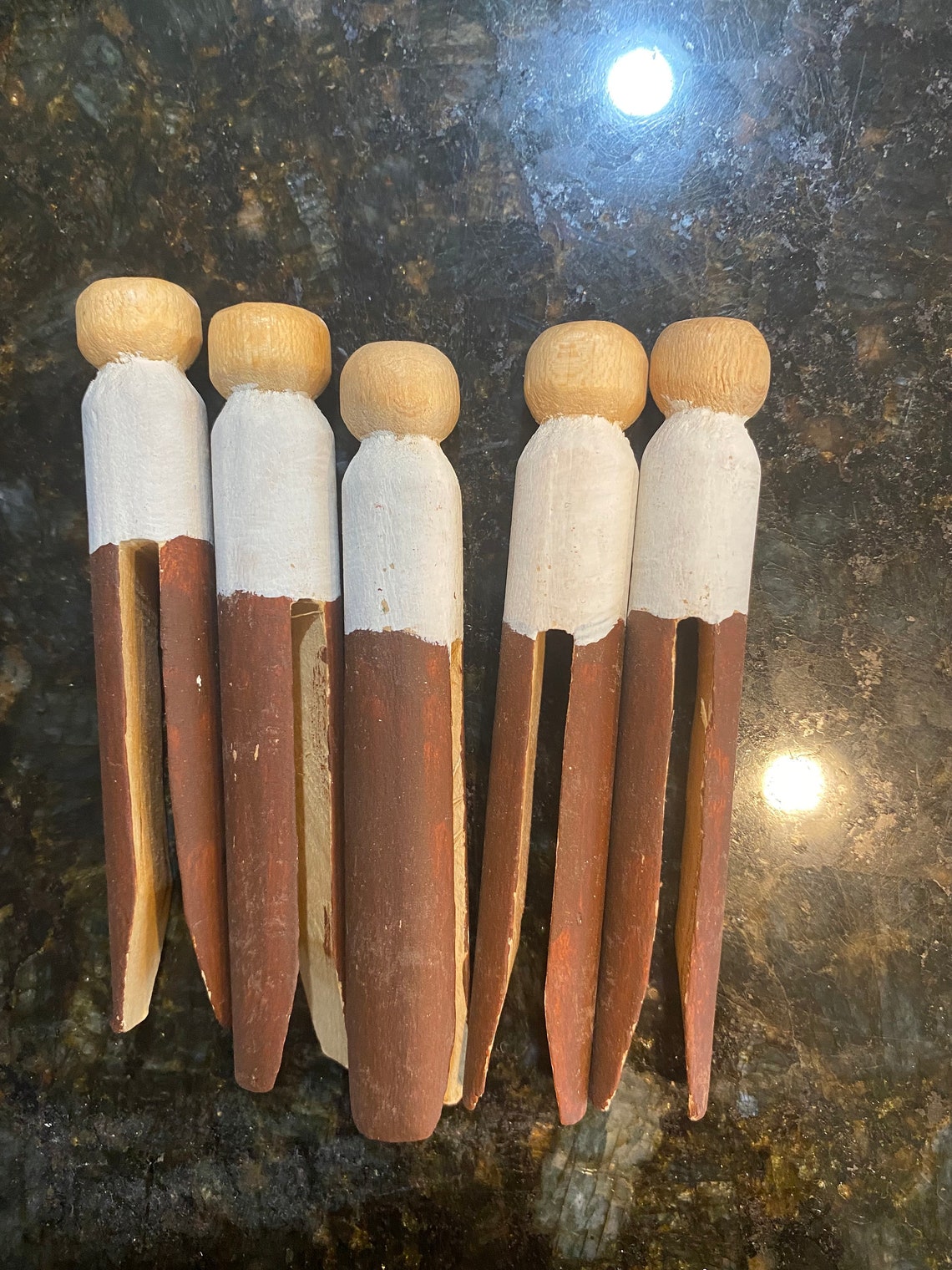 Painted Clothespin Doll Body to Use in Craft Projects - Choose From ...