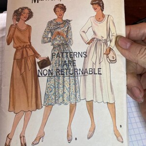 Misses Quick Sew Summer Dress, Skirt and Top - Butterick 6093 Pattern ...