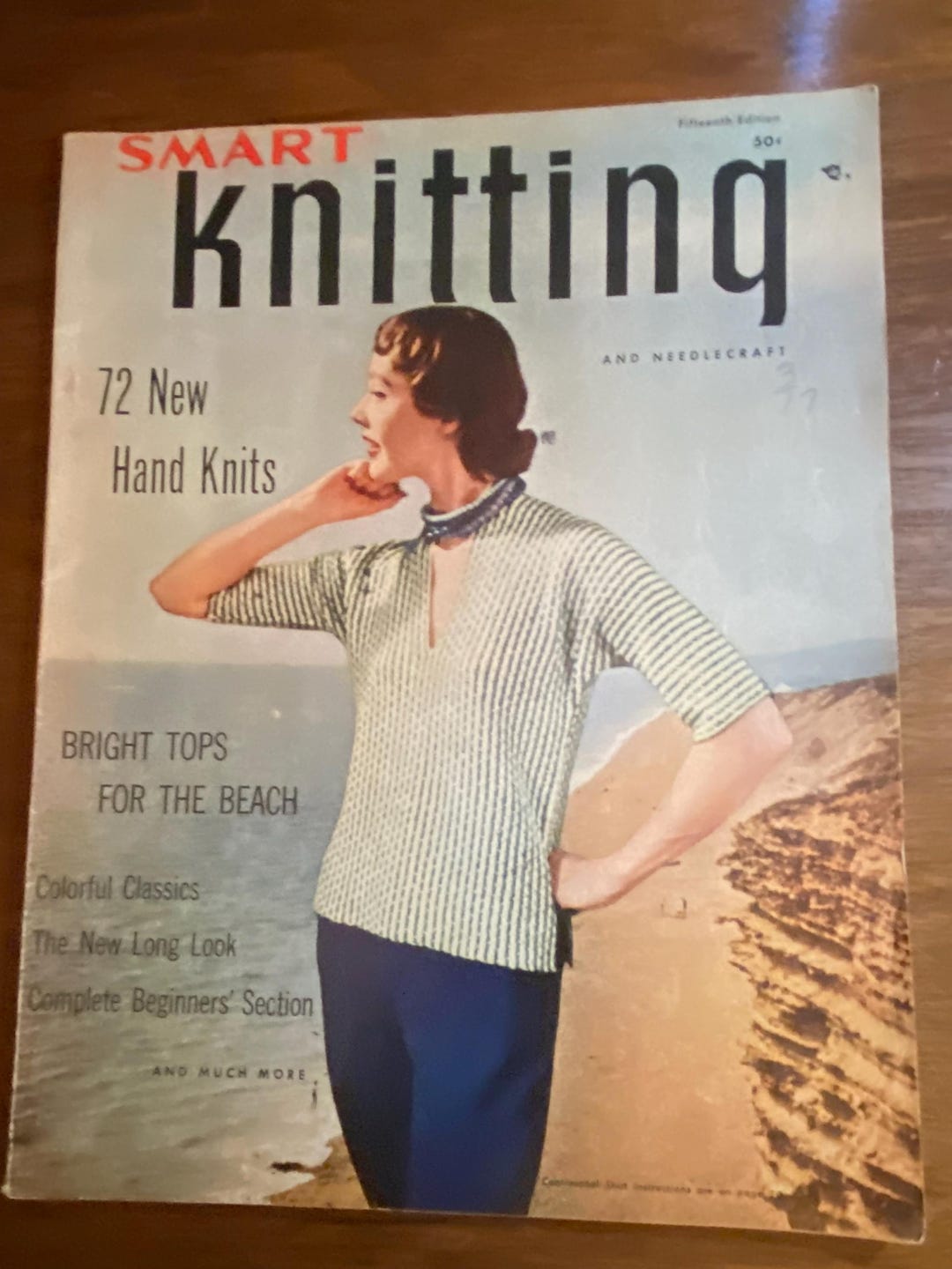 Vintage Smart Knitting and Needlecraft Knitting Magazine 1955 15th Ed ...