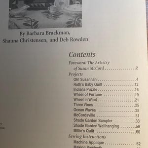 Our Favorite Quiltmakers Susan Mccord - Applique Quilting - Brackman ...