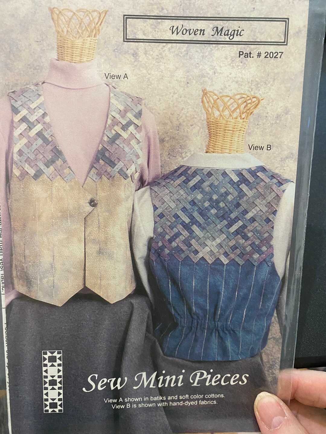 Woven Magic - Ladies' VEST Pin-weaving Size XS to XL - Weave Fabric ...