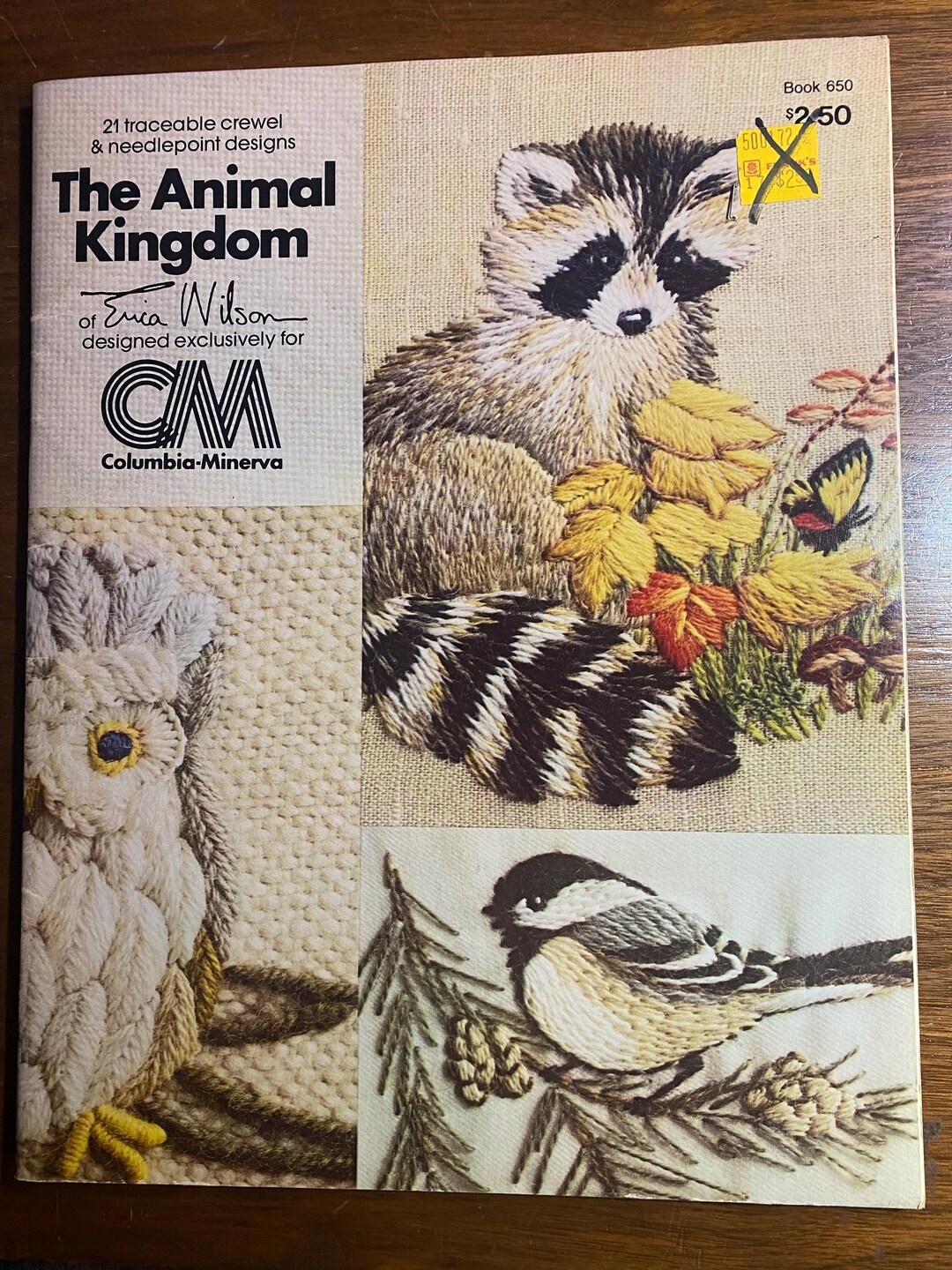 The Animal Kingdom - 21 Traceable Crewel Embroidery Designs - Erica ...