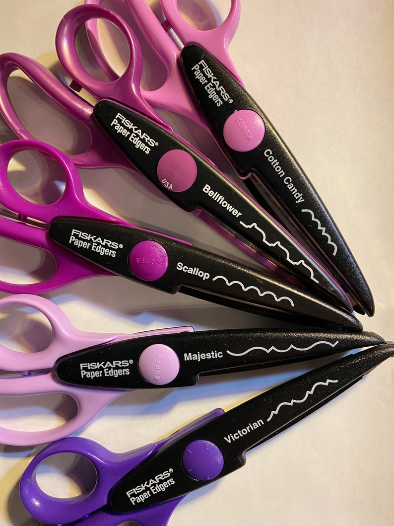 Fiskars Scissors Paper Edgers Cutting Decorative Scallop Edge Design ...