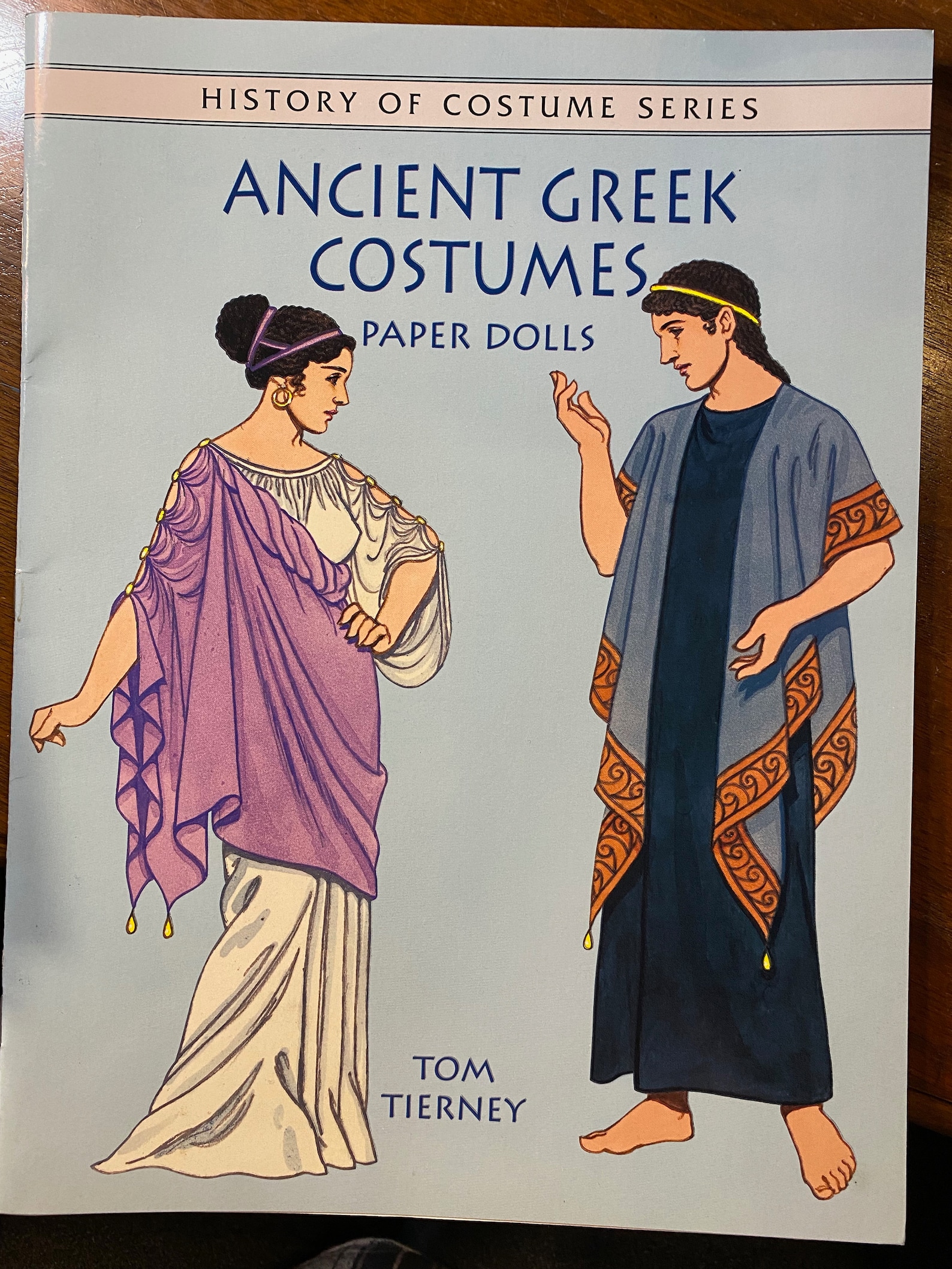 Ancient Greek Costumes Paper Dolls 2 Dolls and Finished | Etsy