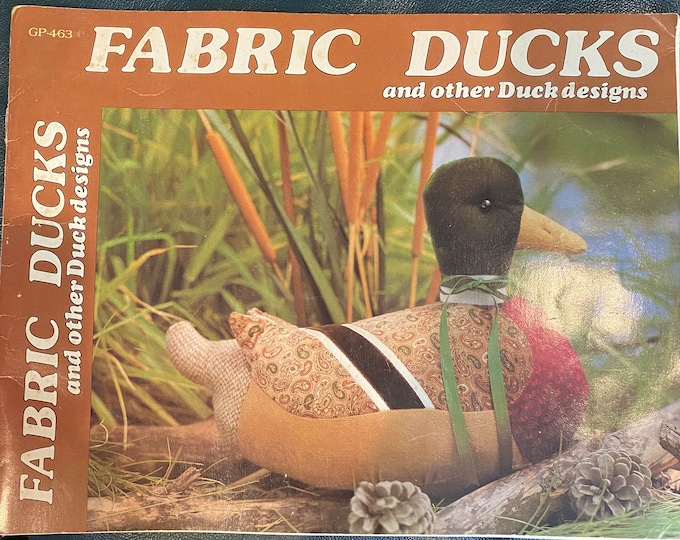 Fabric Ducks and Other Duck Designs - Barbara Haysom - 1982, Quilted ...