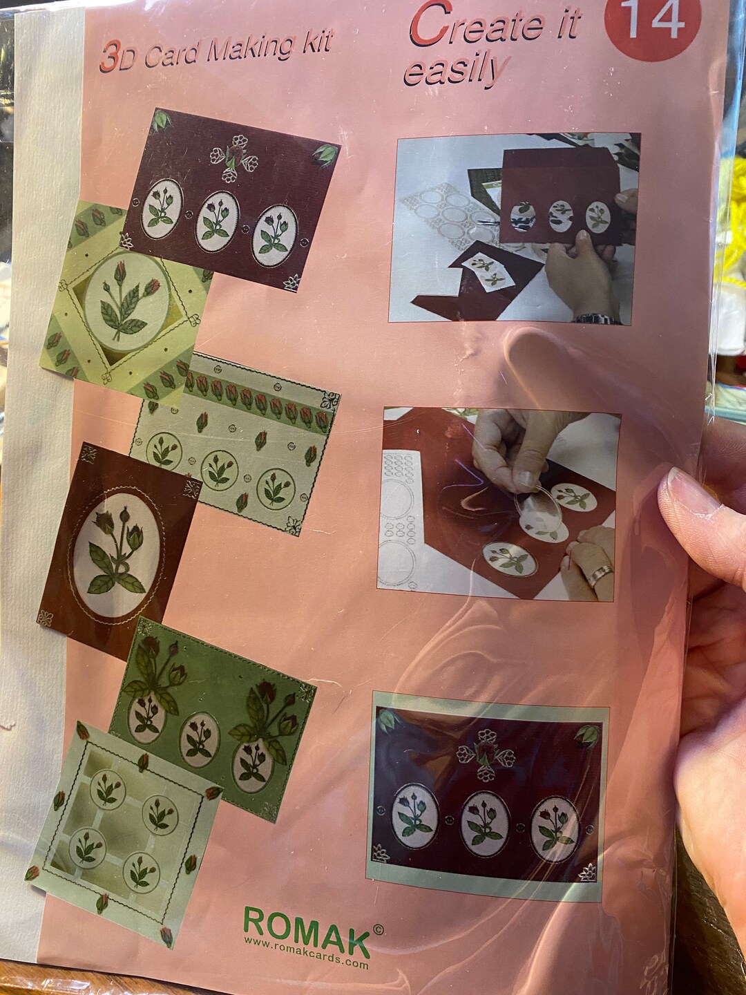 3D Card Making Kit - Create It Easily - Romak Cards 14 - 6 DIY Cards to ...