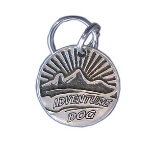 Dog Tag Adventure Dog in Nickel Silver or Brass - Etsy