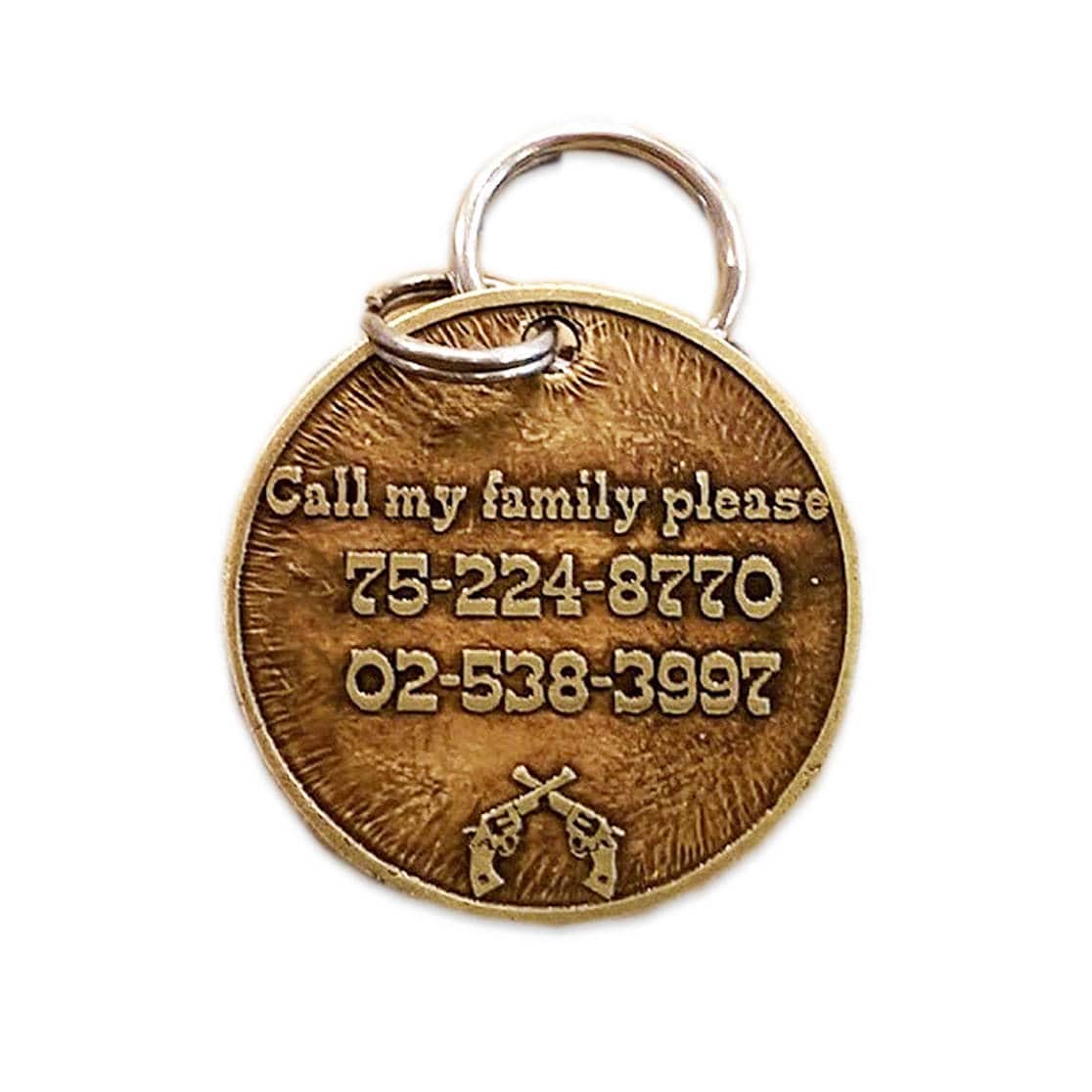 Personalized Dog ID Tag Deputy Badge Star Brass - Etsy