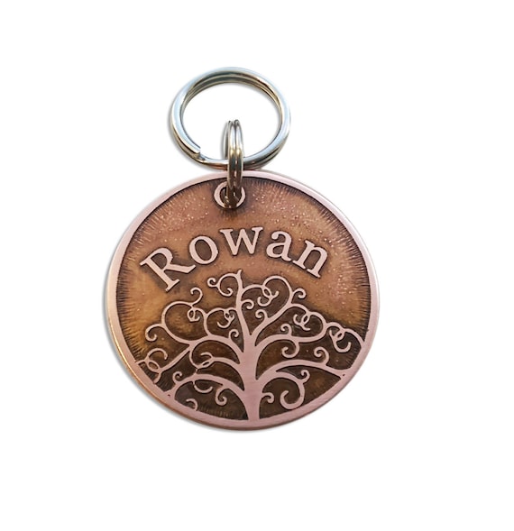 Personalized Dog Tag Tree of Life Handmade Dog Gift - Etsy