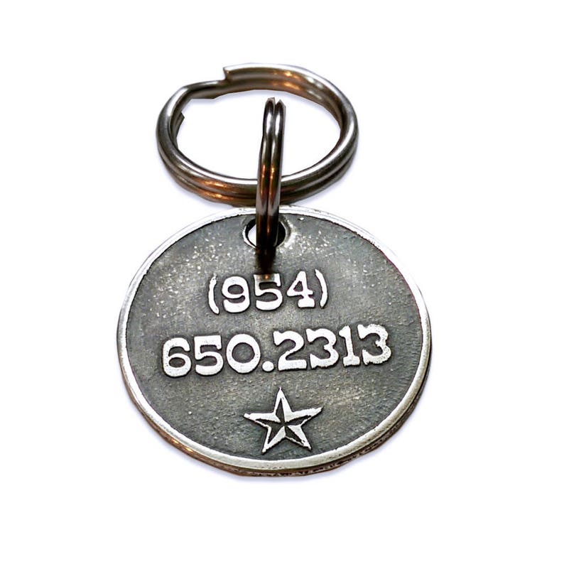 Personalized Dog ID Tag - Sheriff Badge - Star - Original - Silver ...