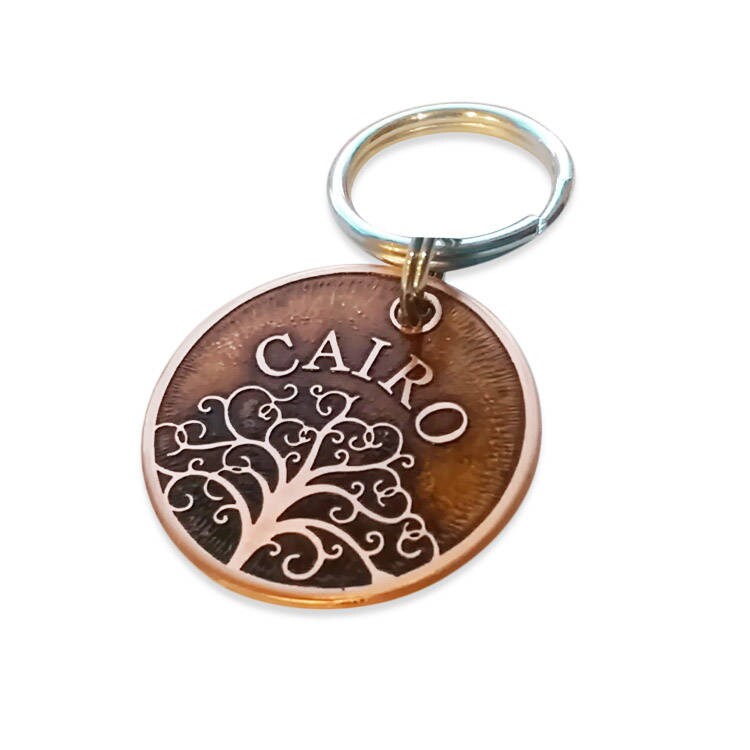 Personalized Dog Tag Tree of Life Handmade Dog Gift - Etsy