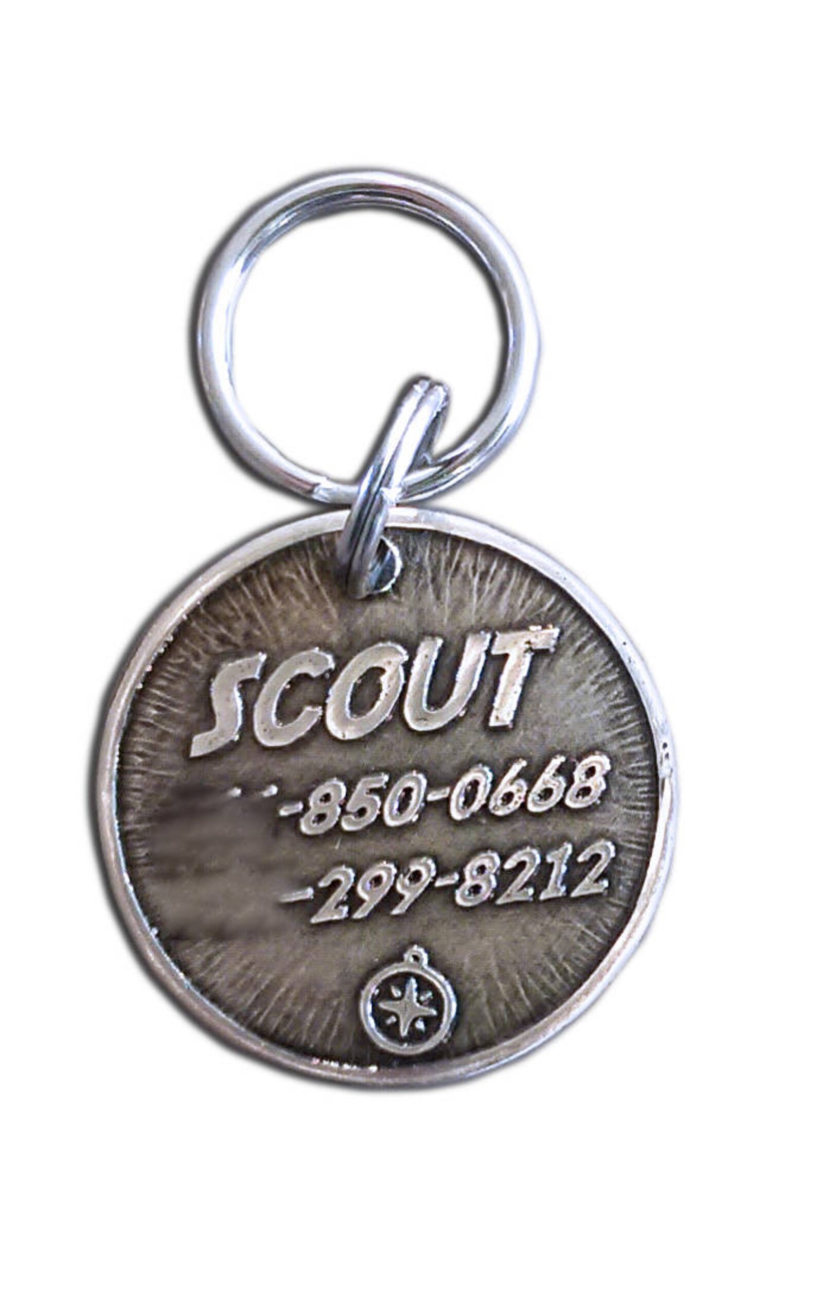 Dog Tag Adventure Dog in Nickel Silver or Brass - Etsy