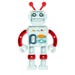 Little Lights Wooden Robot Lamp – Handmade LED Night Light for Kids ...