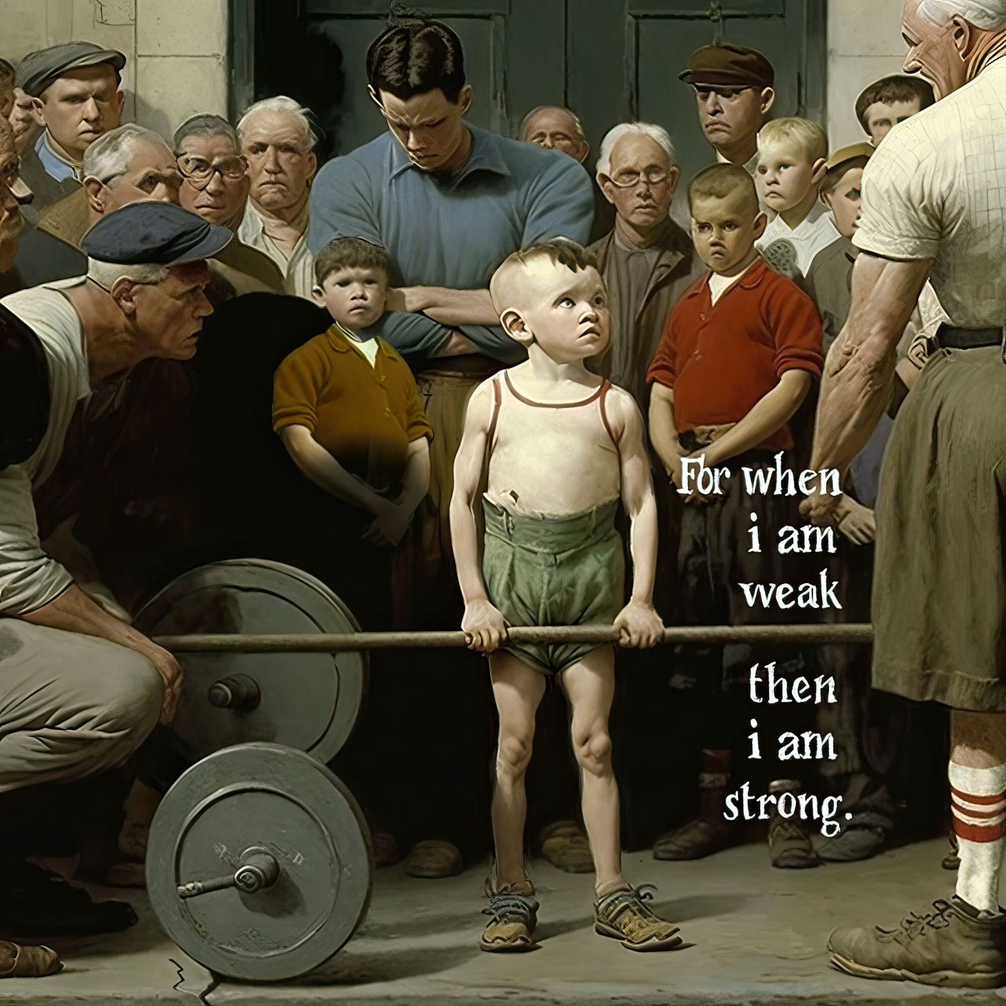 Strength in Weakness - Bible Verse Digital Download - 2 Corinthians 12: ...