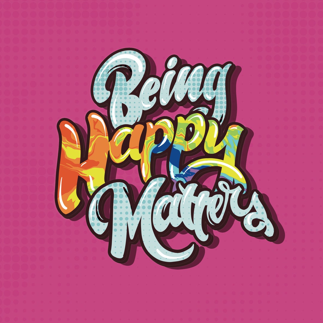 Being Happy Matters - Digital Download Poster - Etsy