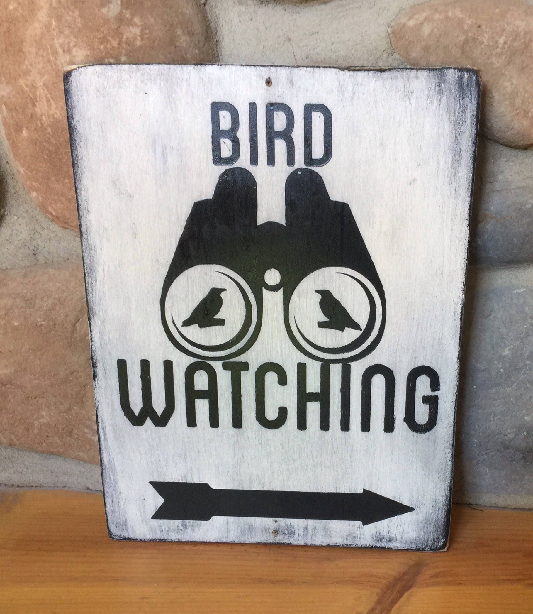Bird watching sign Birder Gift birdwatching fathers day