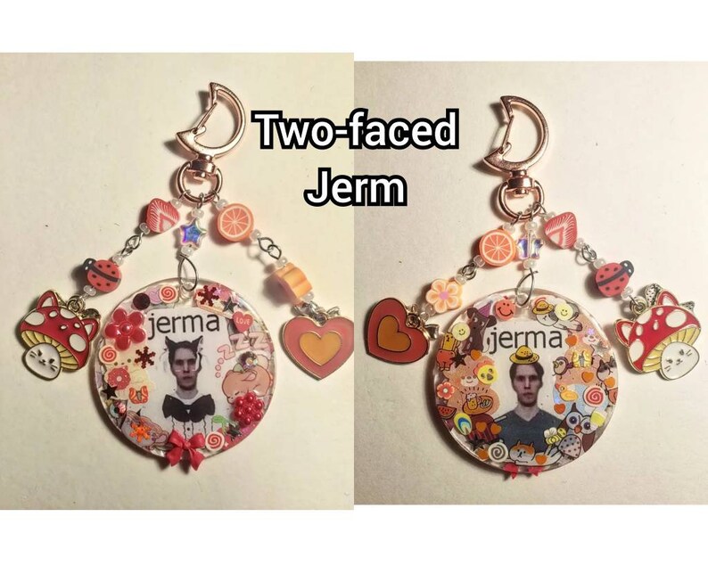 Cursed kawaii Jerma Keychains updates Once a - Etsy