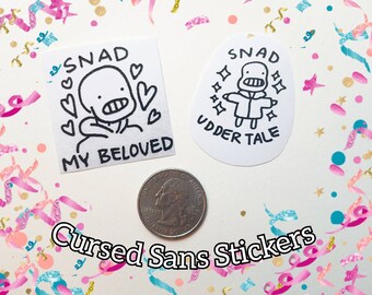 Cursed Meme Sticker - Etsy