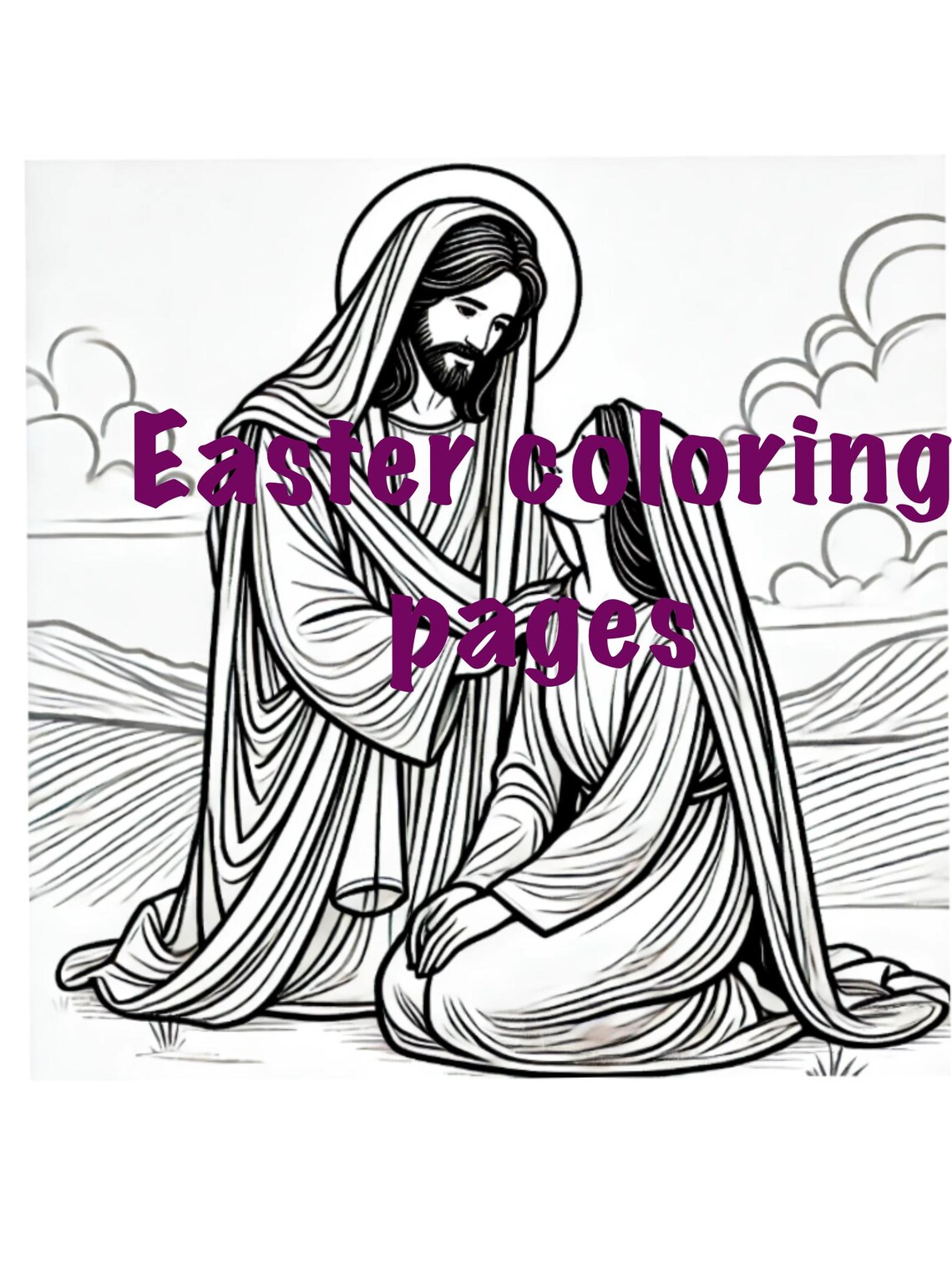 Easter Coloring Pages Downloads, Christian Coloring, Kids Coloring Book ...