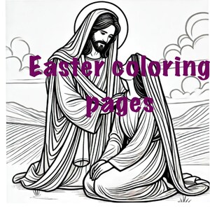 Easter Coloring Pages Downloads, Christian Coloring, Kids Coloring Book ...