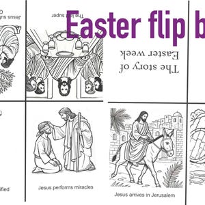 A Holy Week. Children’s Coloring Book. Sunday Book, Easter Sunday ...