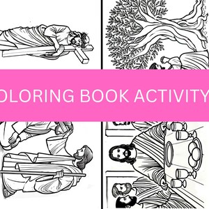 A Holy Week. Children’s Coloring Book. Sunday Book, Easter Sunday ...