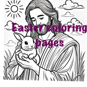 Easter Coloring Pages Downloads, Christian Coloring, Kids Coloring Book ...