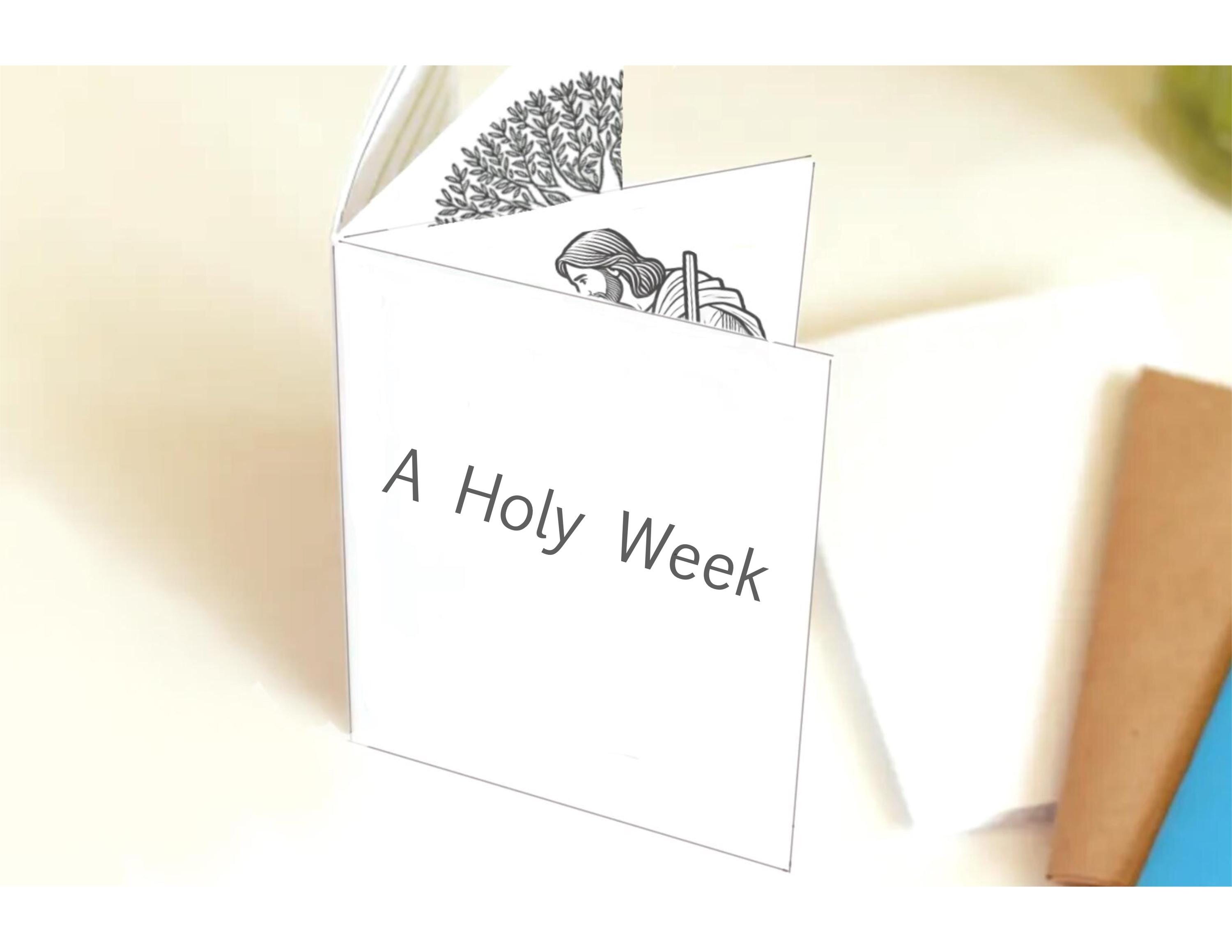 A Holy Week. Children’s Coloring Book. Sunday Book, Easter Sunday ...