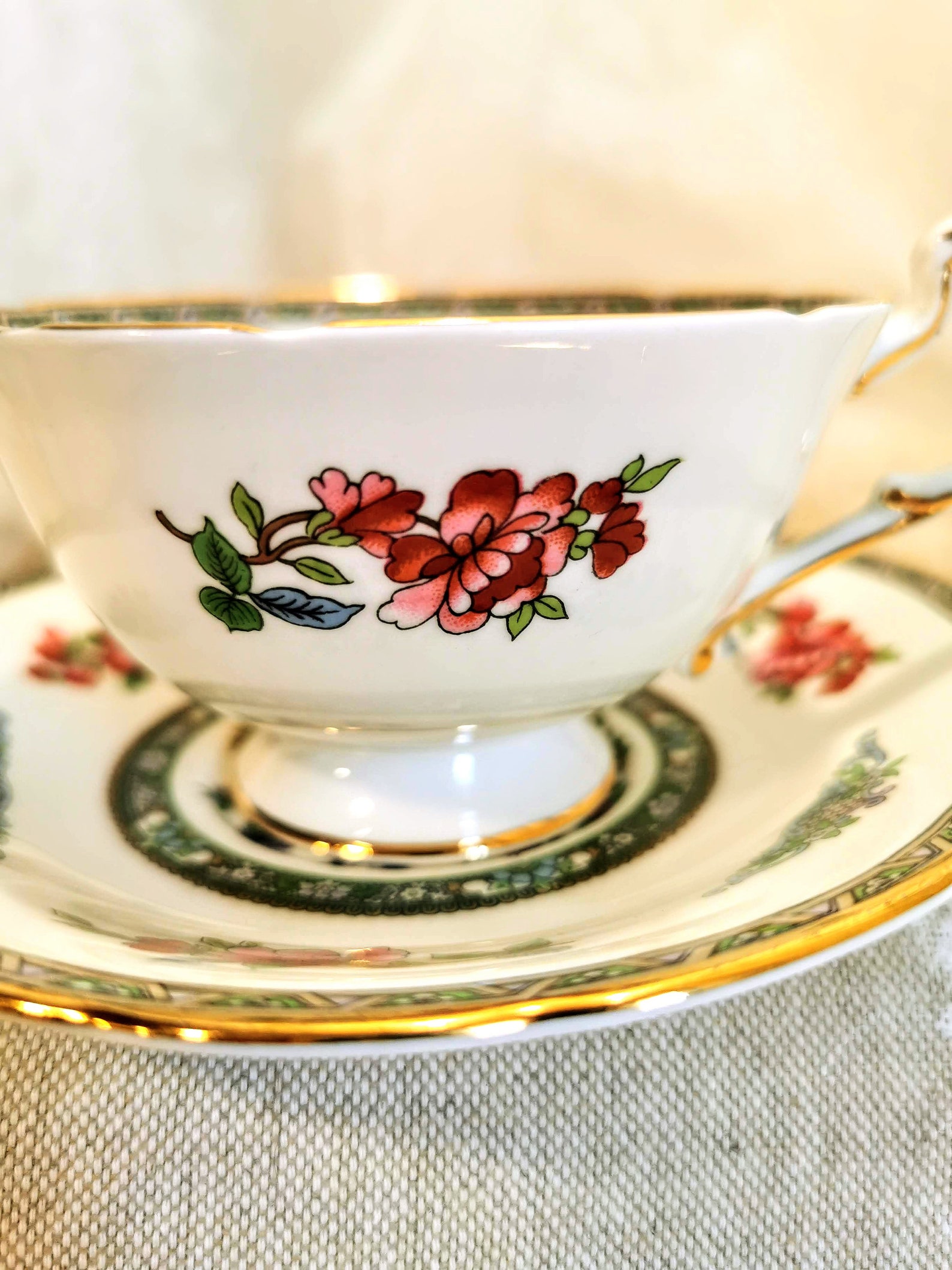 Paragon "tree of Kashmir" Teacup - Etsy
