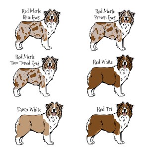 Personalized Australian Shepherd Christmas Ornament: Multi-breed Color ...