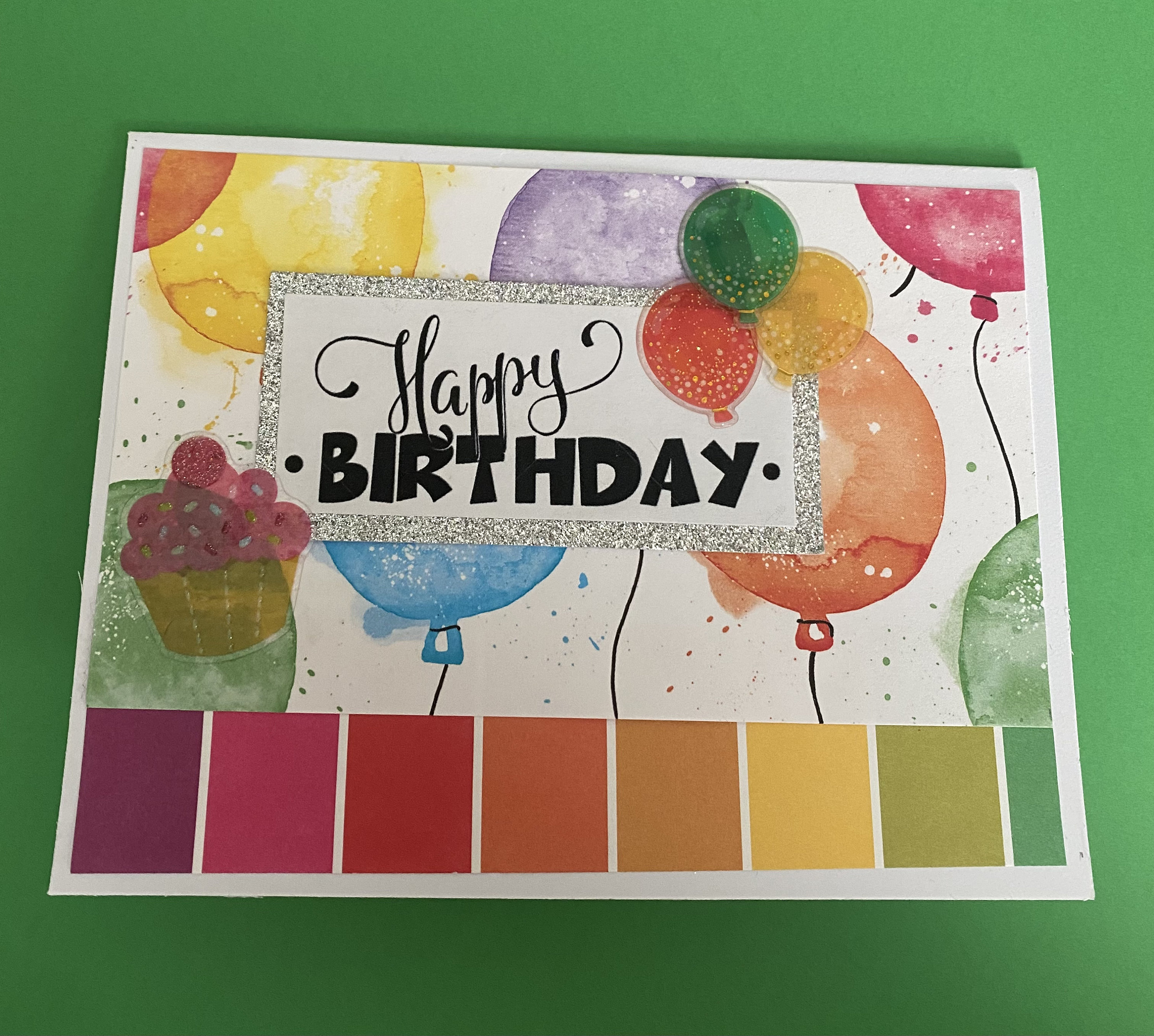 Balloon Birthday Card - Etsy