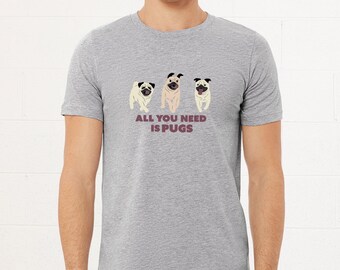 Pug T Shirt - Etsy