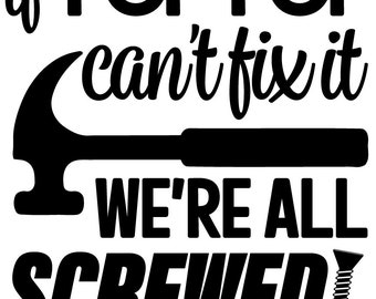 Can't fix it svg | Etsy