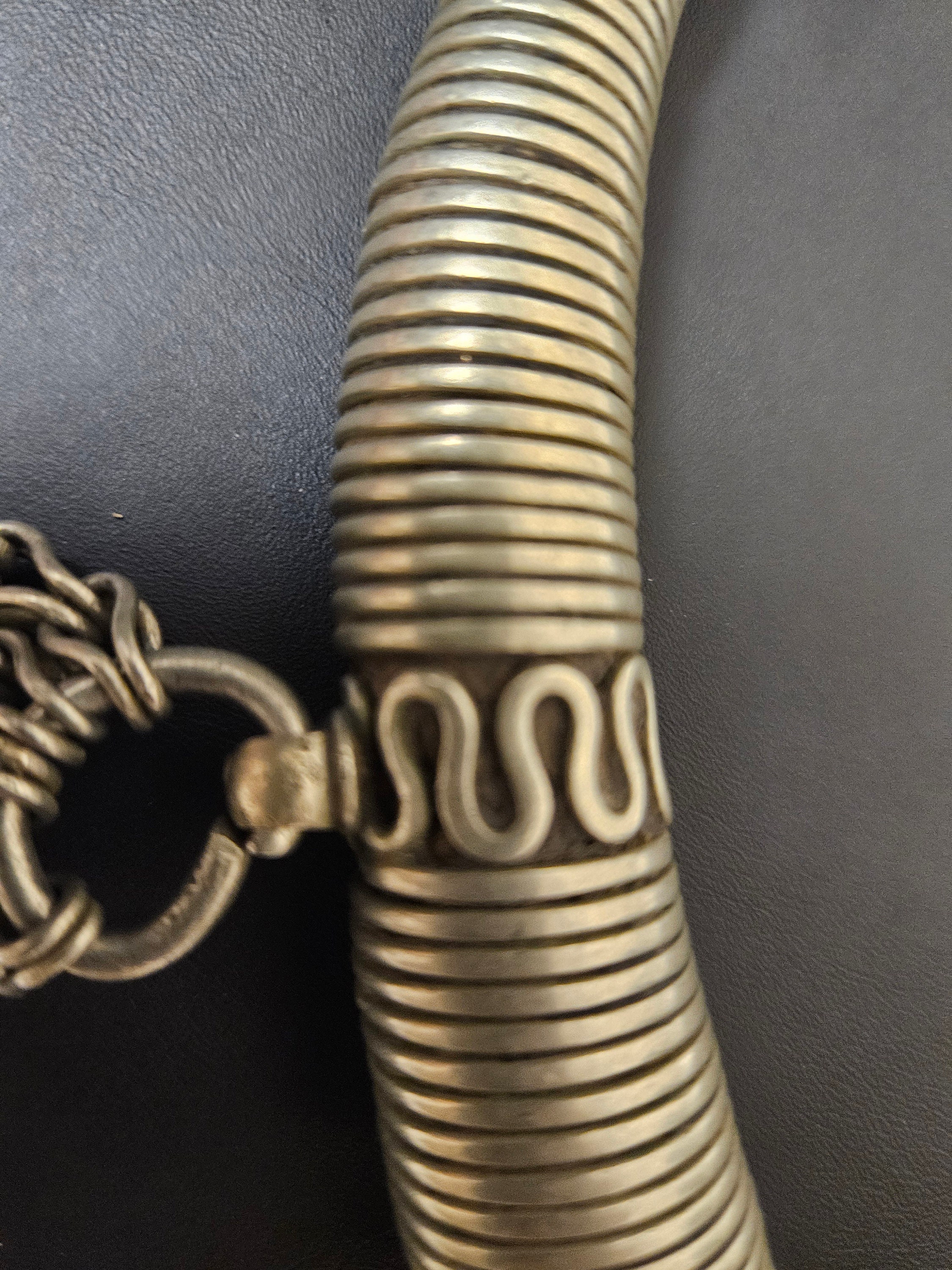 Vintage Gujarati Silver Tribal Torque Choker With Unique Handcrafted ...