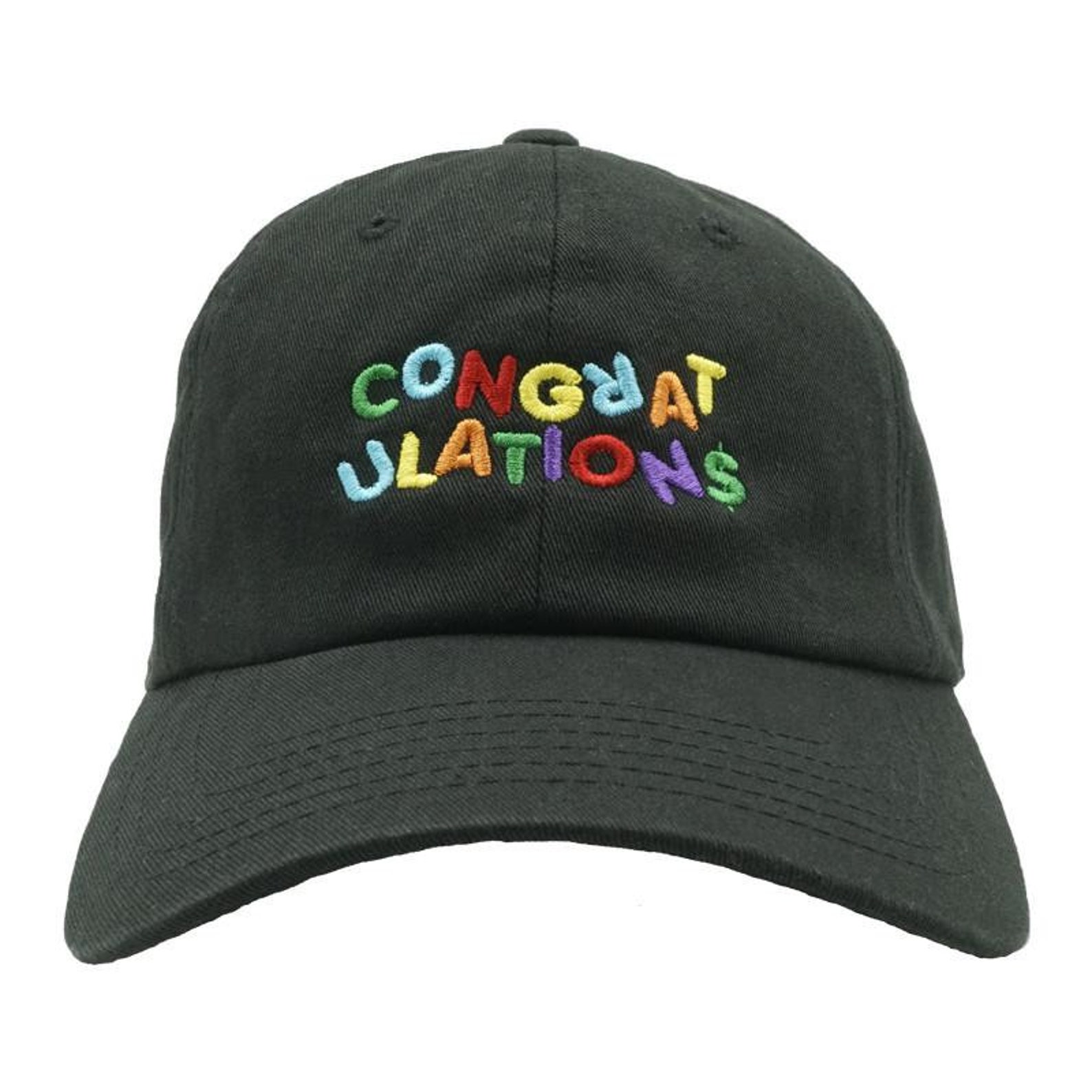 Congratulations Dad Hat Black - Etsy