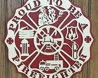 Firefighter angel | Etsy
