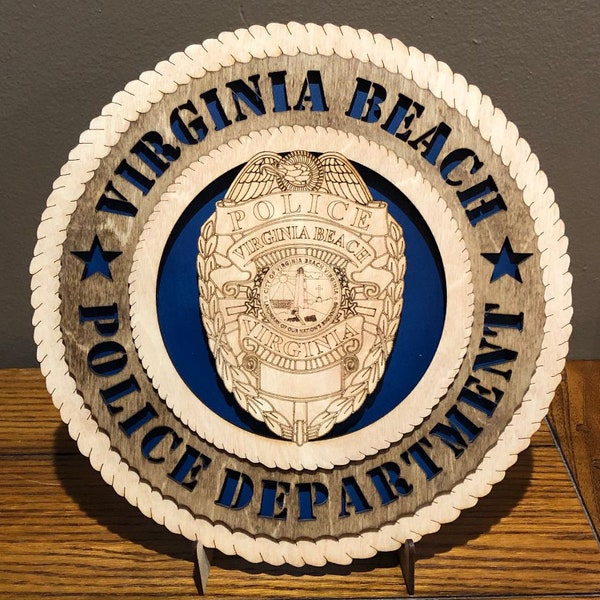 Virginia Beach Police Badge - Etsy