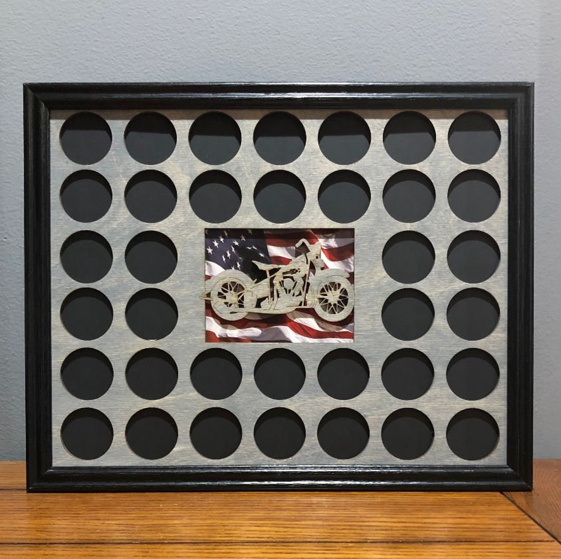 Poker Chip Frame Display Insert and Frame Fits 36 | Etsy