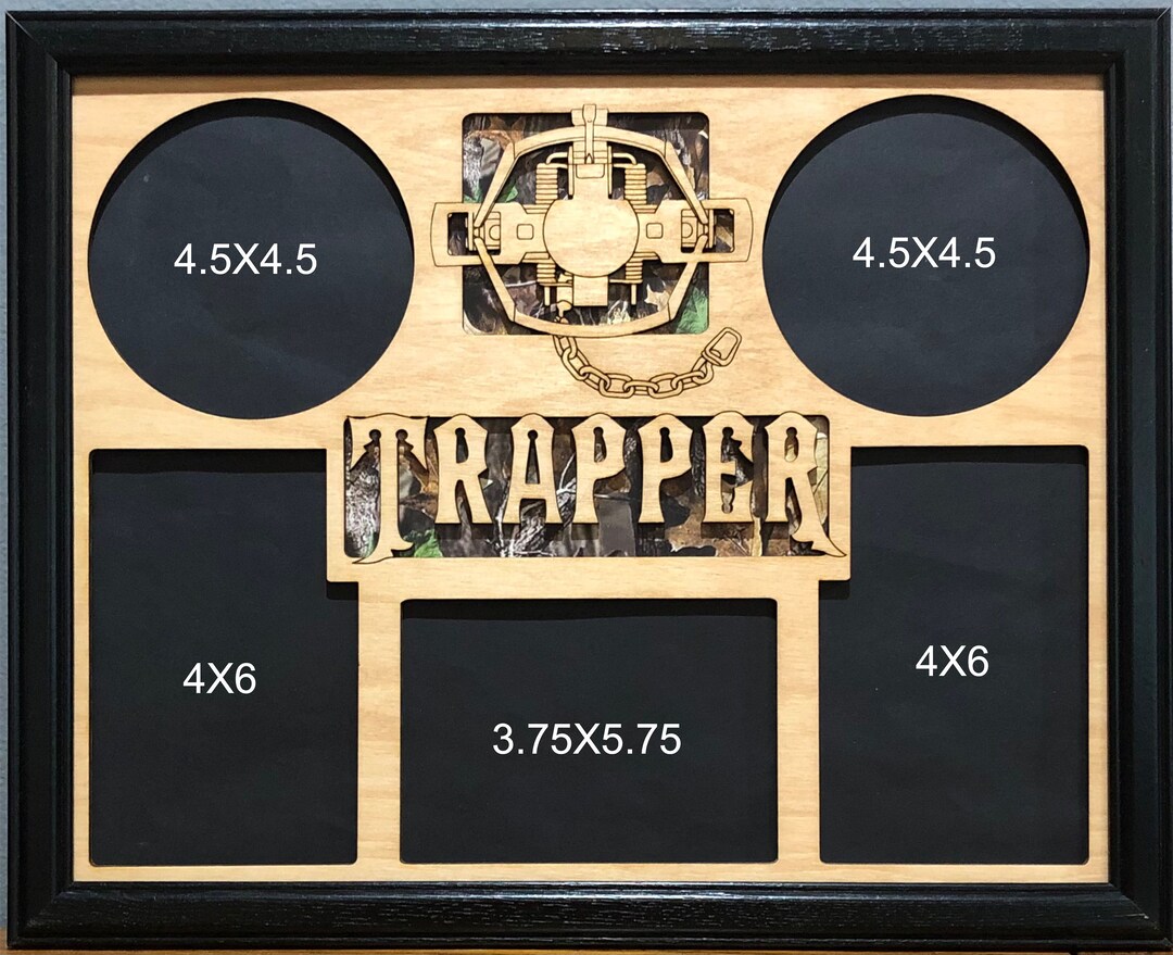 11x14 Trapping Laser Engraved Picture Frame With 5 Photo Holes,frame ...