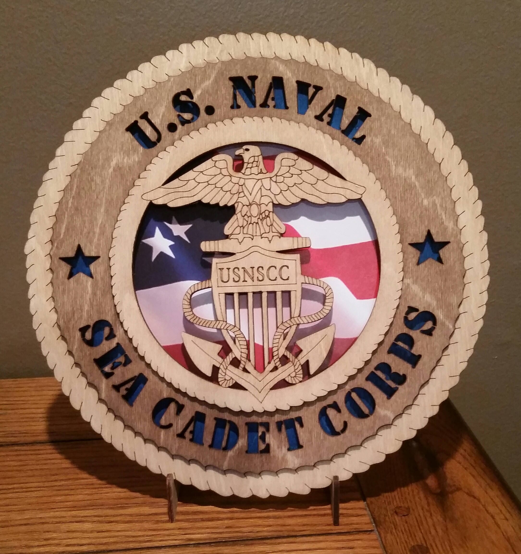 US Naval Sea Cadet Wall Tribute Sign ManCave Military Army | Etsy