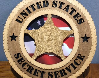 Secret Service Badge - Etsy