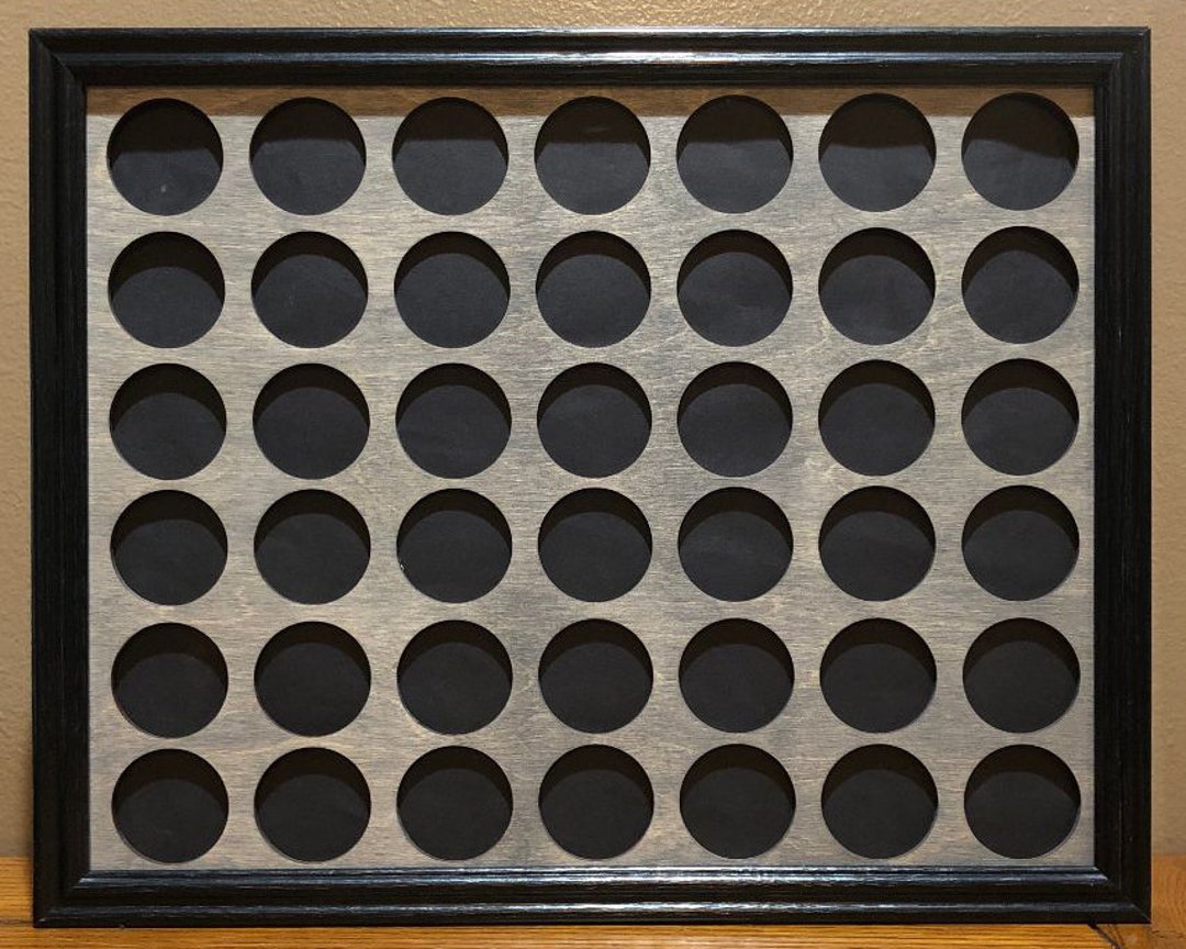 Poker Chip Frame Display Insert & Frame Fits 42 Harley-davidson or ...