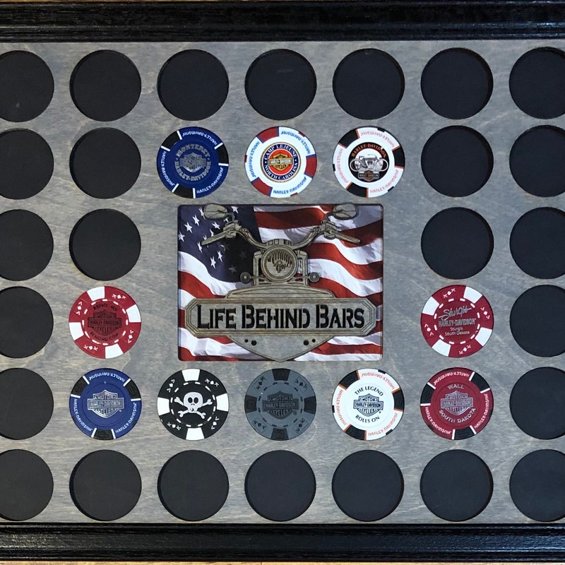 Poker Chip Display - Etsy