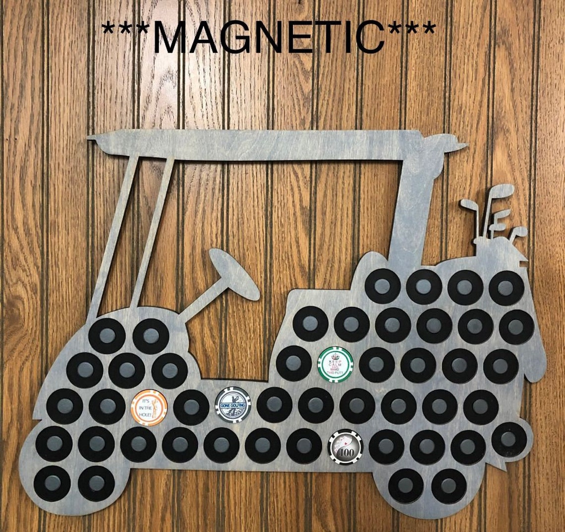 Golf Cart Ball Marker Magnetic Holder Holds 48 Golf Ball - Etsy