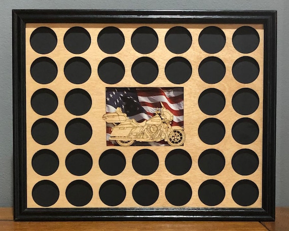 Poker Chip Frame Display Insert and Frame Fits 36 | Etsy