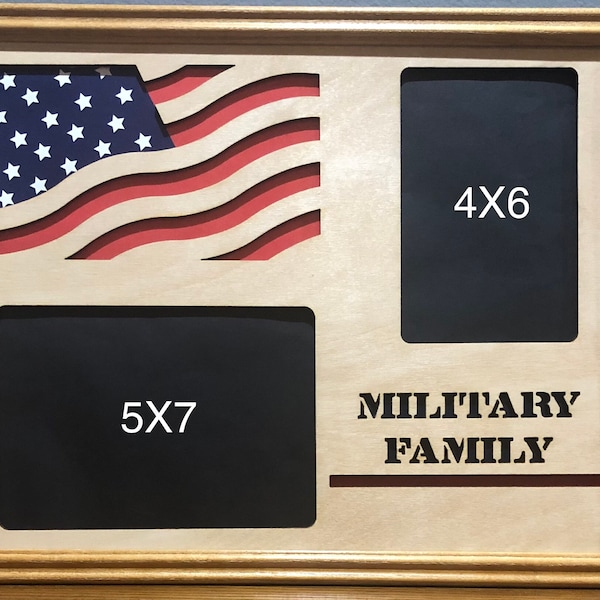Military Family Picture Frame - Etsy