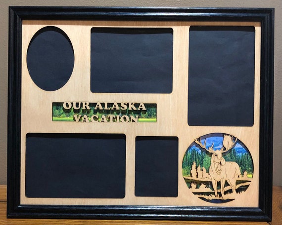 11x14 Alaska Vacation Laser Engraved Picture Frame With 5 | Etsy